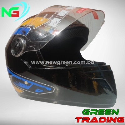 BIKE FULL FACE BIKE HELMET STM- Black Blue and Red | Othoba.com