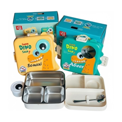 Stainless Steel Bento Box – Durable & Leakproof Lunch Container (1000ml) Golden Shop BDonline ...