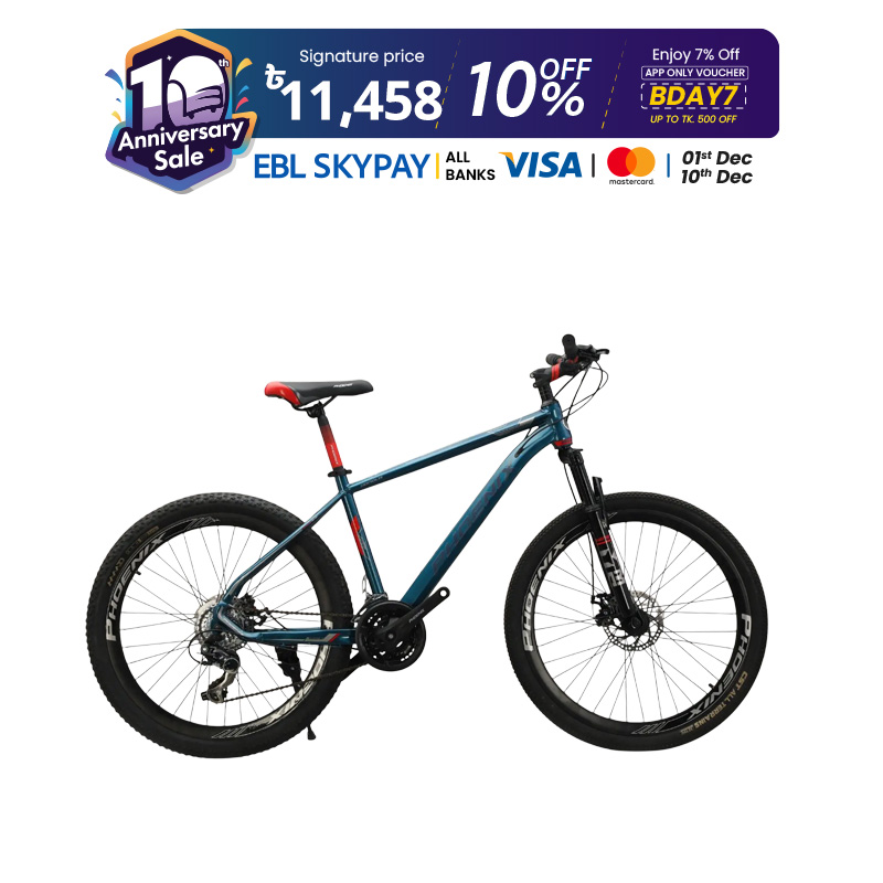 Buy Phoenix Donald 26 inch 24 Speed Blue Bicycle Best Price In ...